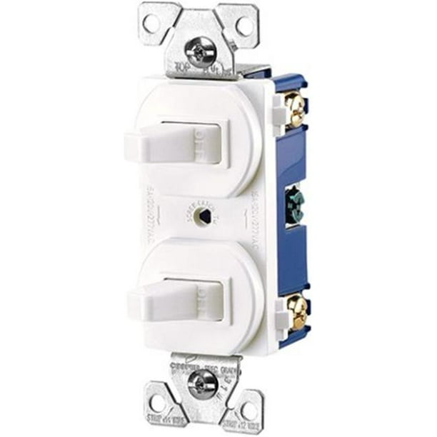Eaton Wiring Devices 275W-BOX Combination Toggle Switch, 120/277 V ...
