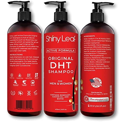 DHT Blocker Anti-Hair Loss Shampoo With Biotin, for Men & Women ...