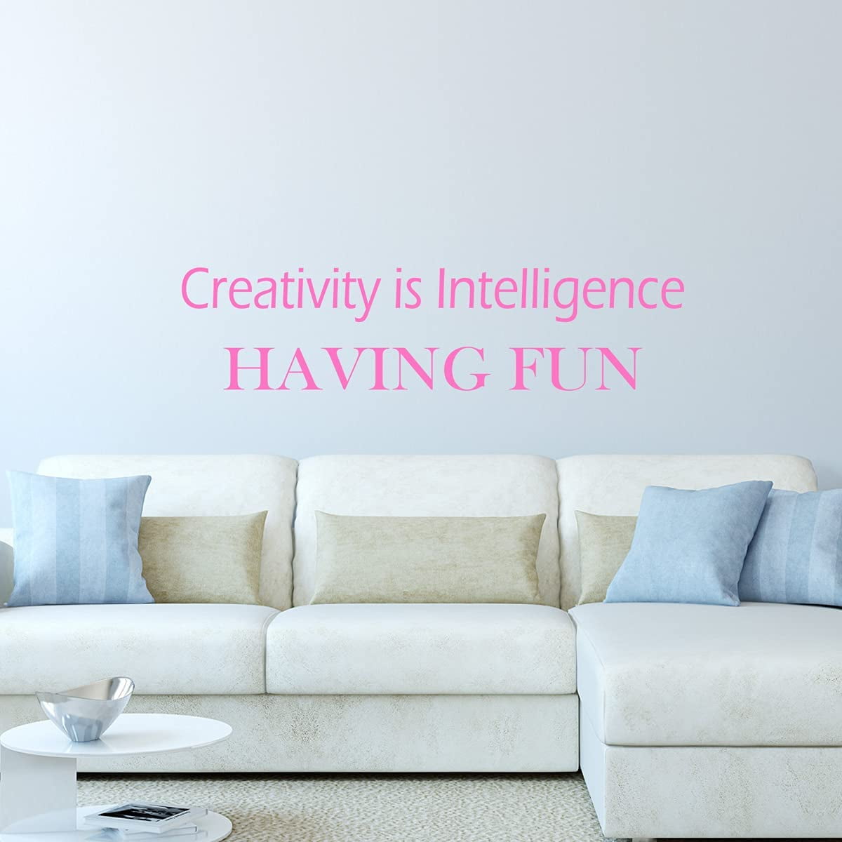 VWAQ Creativity is Intelligence Having Fun Wall Decal Kids Science ...