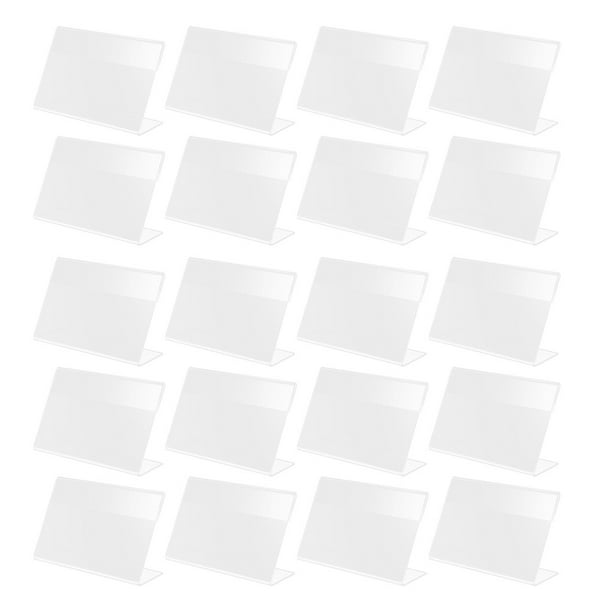 20pcs Plastic Price Tag Holders Supermarket Label Holders L-Shape ...