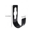 1pc Garden Hose Hook - Plastic Wall-Mounted Water Pipe Hanger Support ...