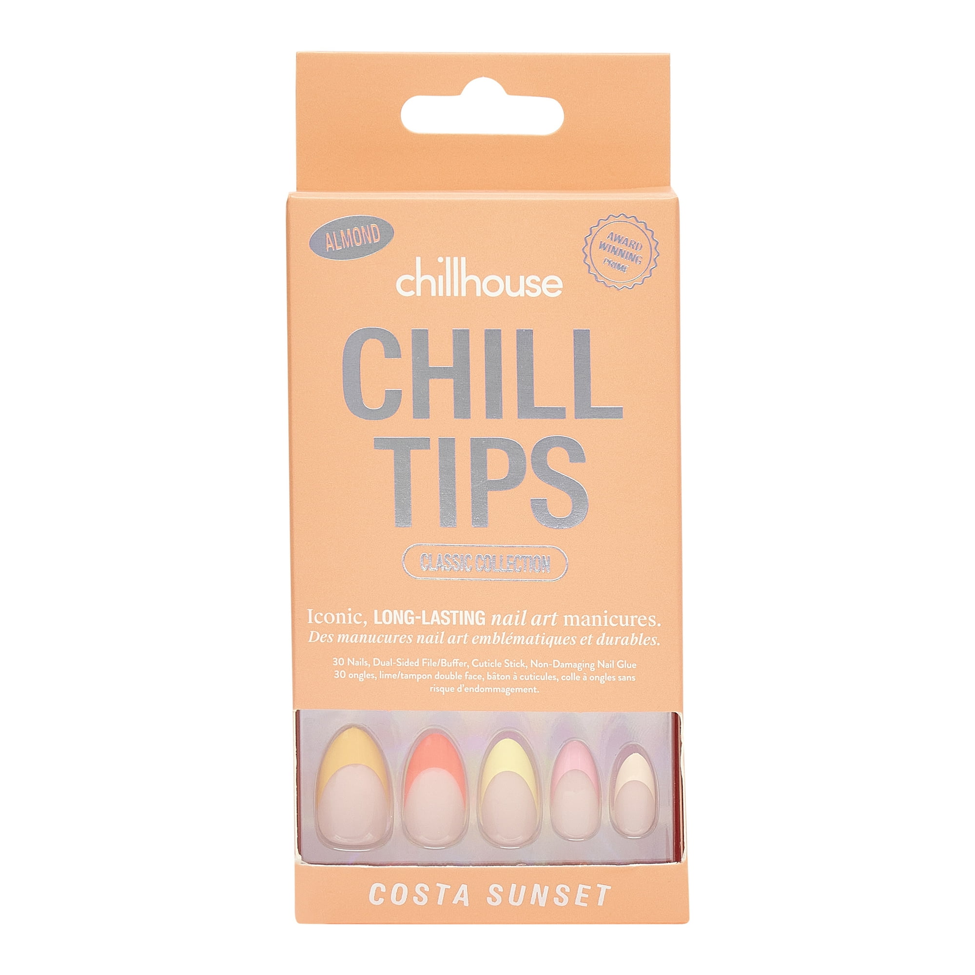 Click here for Chillhouse - Press Ons Tips Nails - Almond - Costa... prices