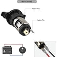 Cigarette Lighter Socket, DC 12V Car Cigarette Lighter,12 Volt Female ...