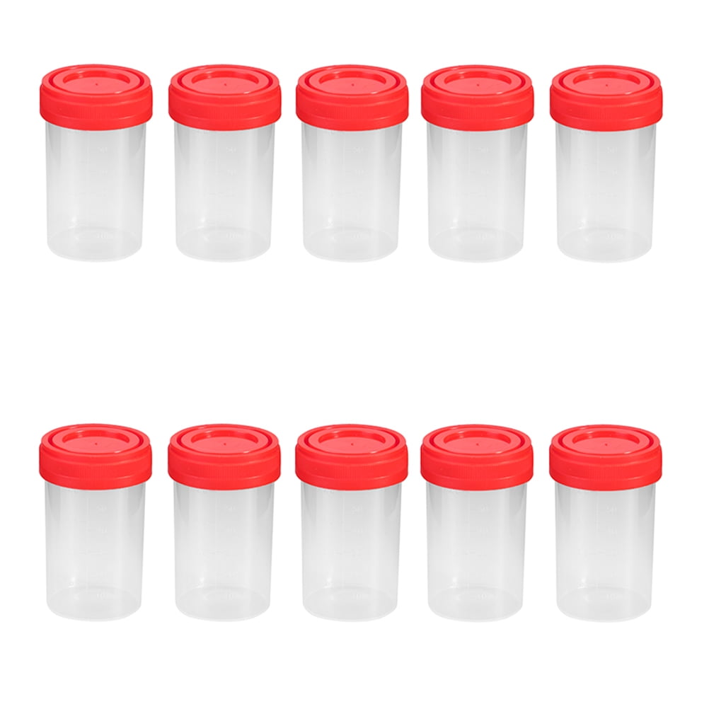 Click here for Alvinma 10pcs Plastic Urine Specimen Cups 60ml Sam... prices