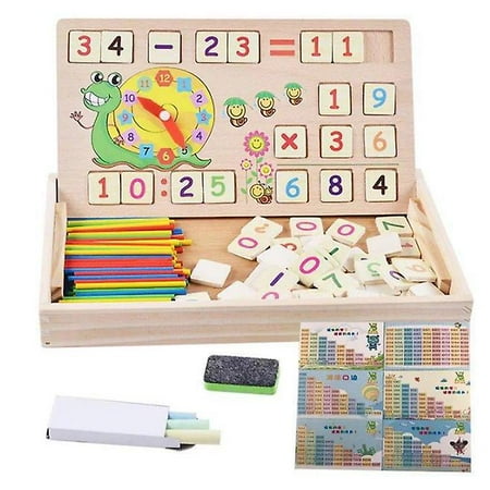Math Learning Wooden Toy Maths Counting Educational Toy Early Education ...