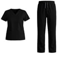 Women Operating Room Nurse Hand Washing Suit Comfy Short Sleeve V Neck ...