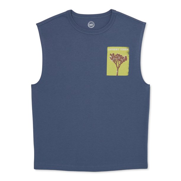 Wonder Nation Boys Graphic Muscle Tank Top, Sizes 4-18 and Husky ...