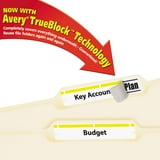 Permanent Trueblock File Folder Labels With Sure Feed Technology, 0.66 ...