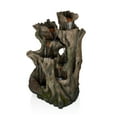 Alpine Corporation Cascading Willow Tree Fountain with LED Lights ...