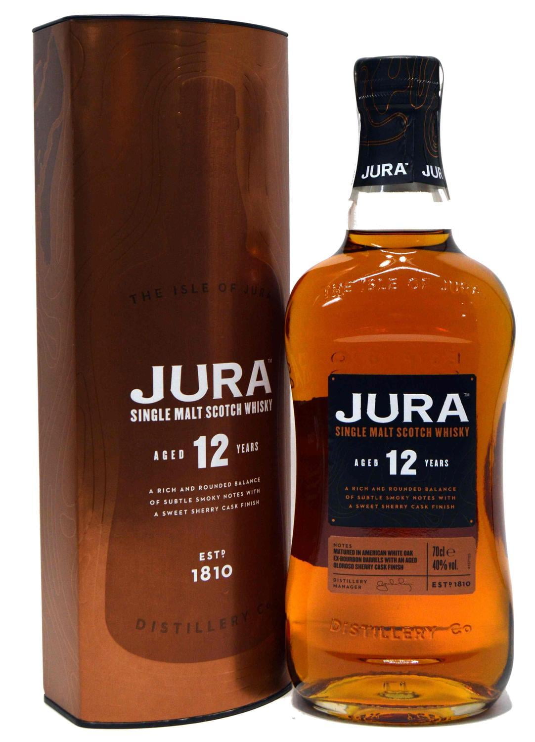 Caja de 6 Whisky Jura Single Malt 12 Años 700 ml | Bodega Aurrera en línea