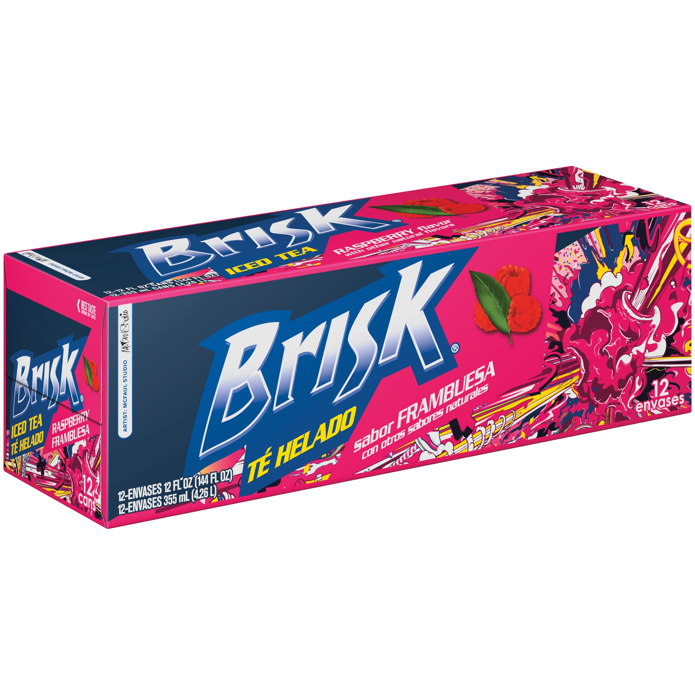 Lipton brisk iced tea cans - Juliface