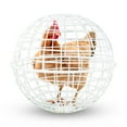 Spherical Chicken Cage, Portable Rolling Coop for Free Range Hens, Easy ...