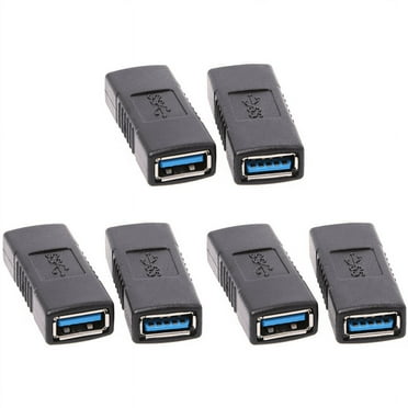 USB 3.0 Female to Female Adapter High Speed USB 3.0 Coupler Extender ...