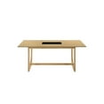 Acme Furniture Blayde Dining Table in Natural Finish - Walmart.com