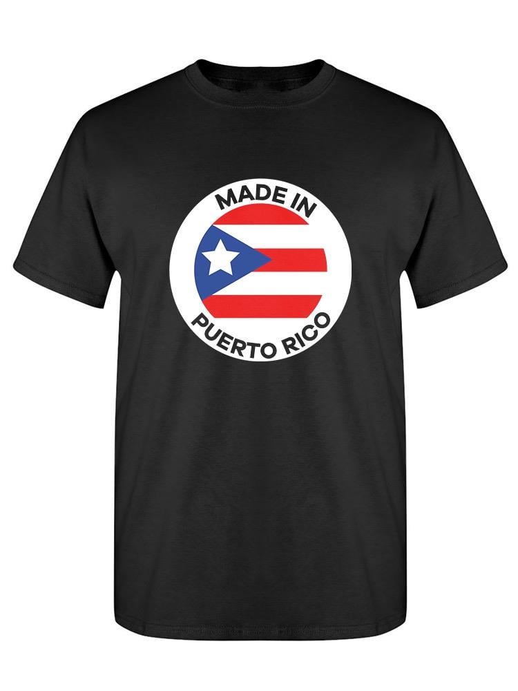 Made In Puerto Rico Flag T-Shirt Men -SPIdeals Designs, Male 3X-Large ...