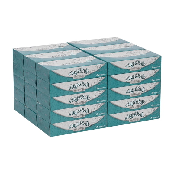 Georgia Pacific Professional Facial Tissue 2-Ply White 100 Sheets Box ...