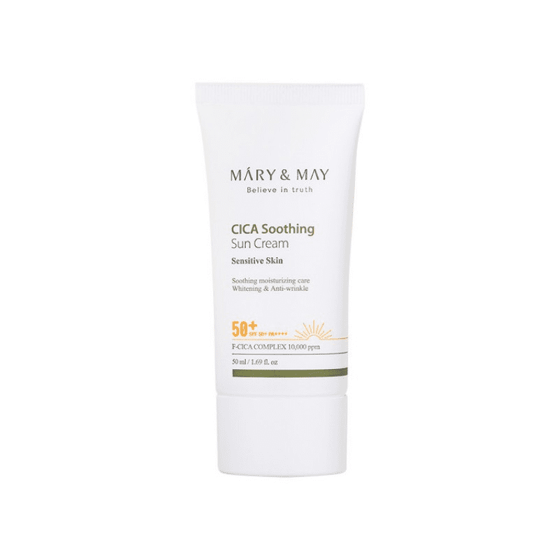Crema Solar Calmante Cica Mary & May SPF 50+ PA++++ 50ml | Bodega ...