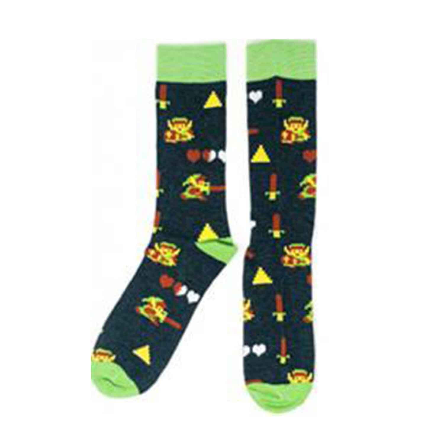 Nintendo Super Mario and The Legend of Zelda Men's Fashion Socks ...