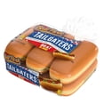 Ball Park Tailgaters Brat XL Buns, 6 count, White Large Hot Dog Buns ...