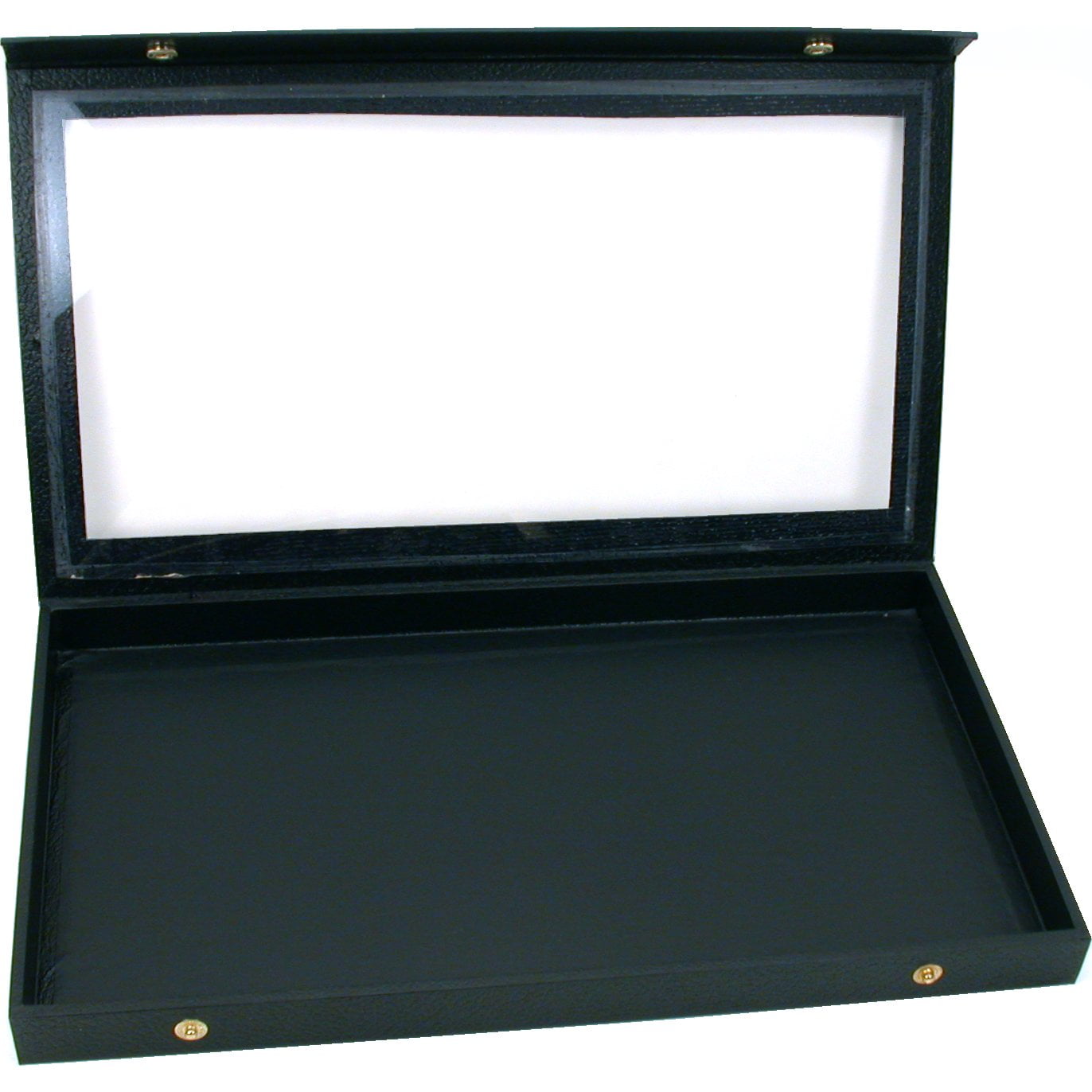 Black Display Case Box Necklace Bracelet Showcase Tray - Walmart.com