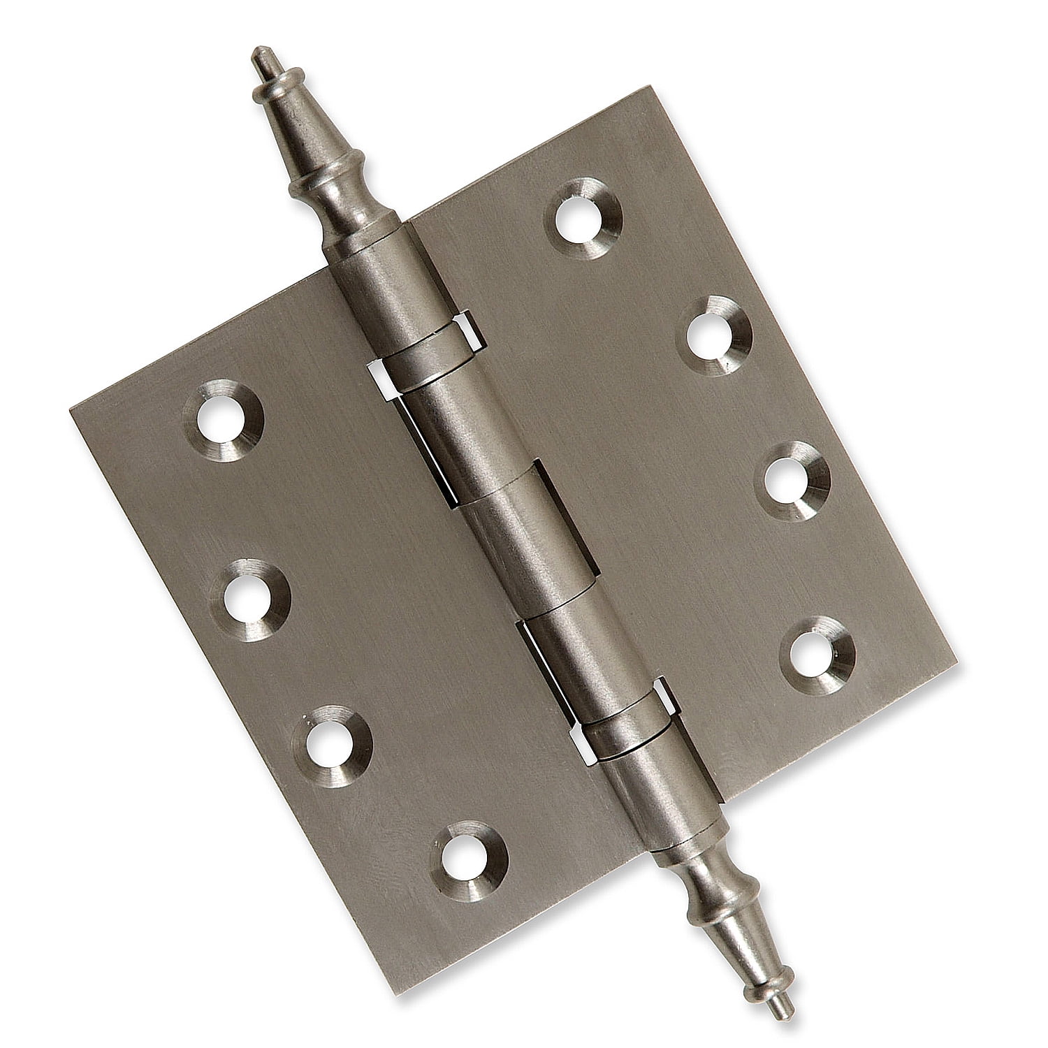 Embassy 4” x 4” Door Hinge Heavy Duty Hinges with Satin Nickel Finish ...