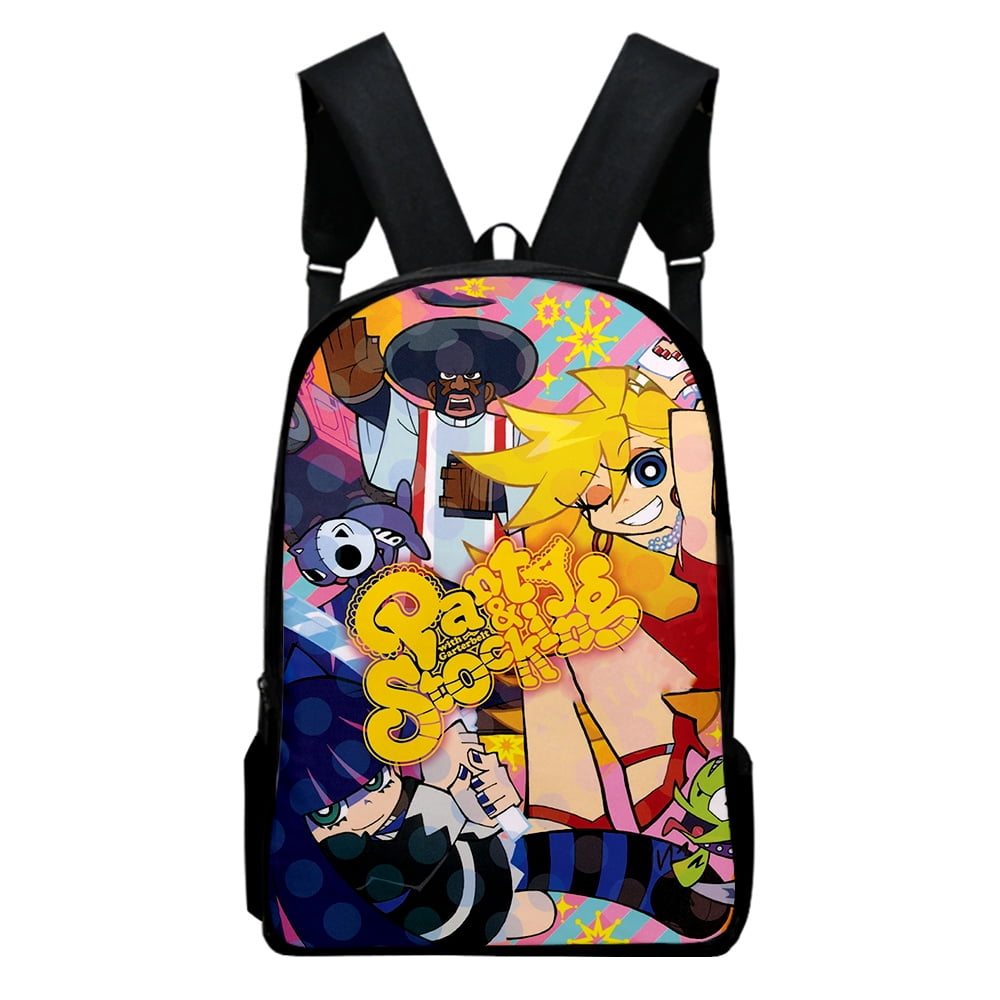 NEW PANTY AND STOCKING Backpack Cosplay Daypack Hip Hop Rucksack Unisex ...