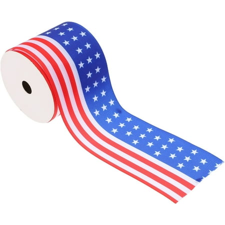 Independence Day Ribbon 4th of July National Day Ribbon Rolls Patriotic ...
