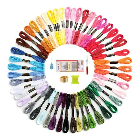 Embroidery Thread, Embroidery Floss, Embroidery Cross Stitch | Walmart ...