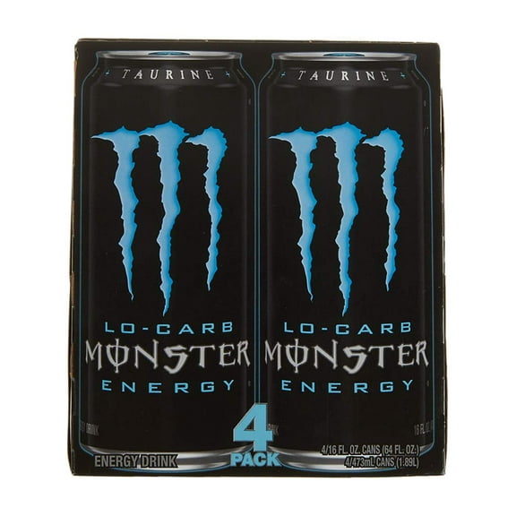 Monster Energy Ultra Blue, Zero Sugar, Free Energy Drink, 16 Oz Can (15 ...