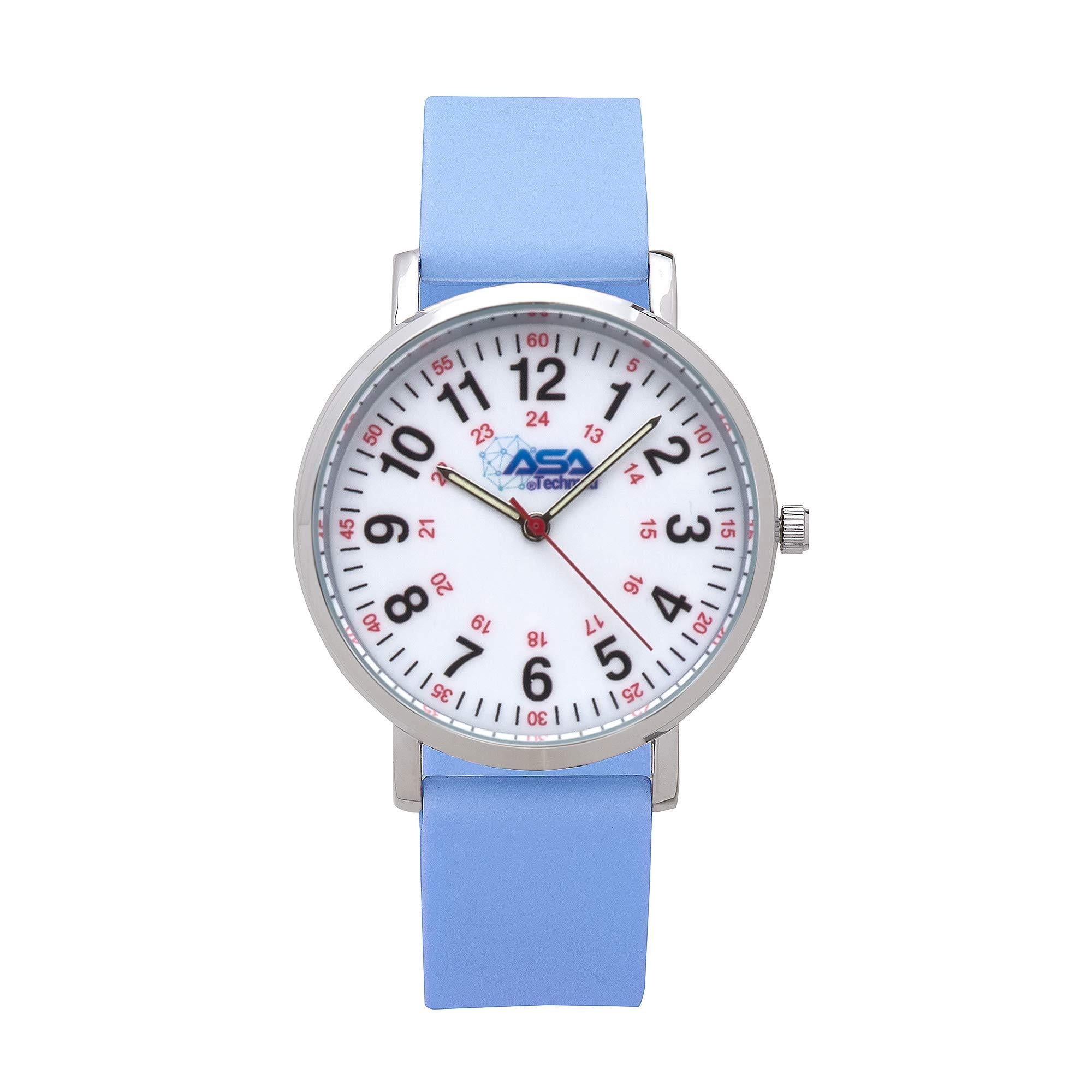 Nurse Watch for Medical Professionals with Silicone Rubber Band for ...