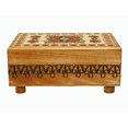 Love Hearts Box Artistic Carved Polish Handmade Wooden Secret Legs ...