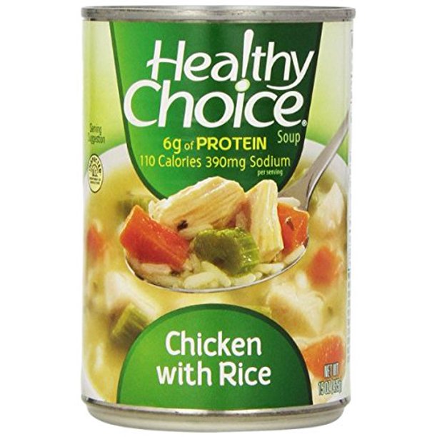 Healthy Choice Chicken and Rice Soup, 15-Ounce ( Pack of 6 ) - Walmart.com