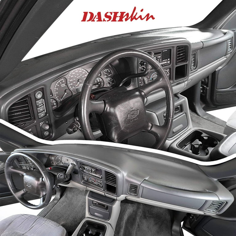 DashSkin Molded Dash Cover for 00 06 GM Tahoe Suburban Yukon Avalanche exc Escalade and 99 06 Silverado Sierra in Black USA Made