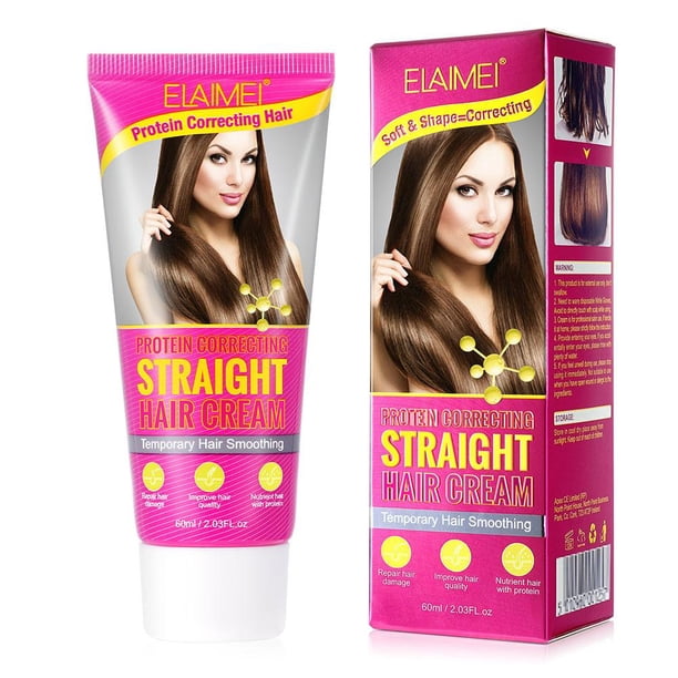 Crema para cabello liso con aminoácidos proteicos, natural y suave ...