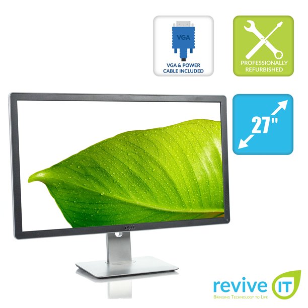 Used Dell P2714H 27" Widescreen 1920x1080 16:9 LED Backlit IPS Full HD ...