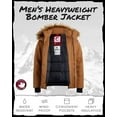 CANADA WEATHER GEAR Men’s Big & Tall Winter Jacket– Heavyweight Bomber ...