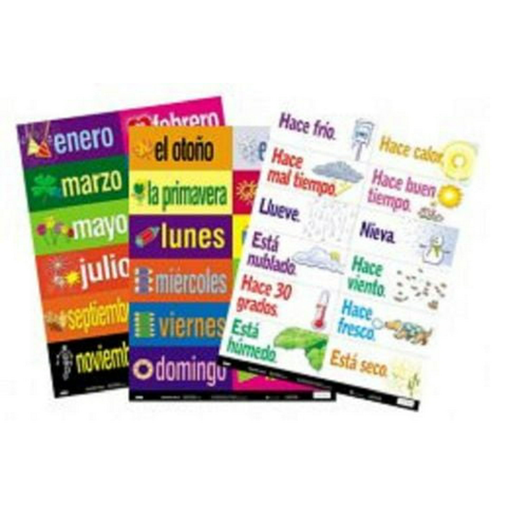 Click here for Poster Pals Spanish Month Days Seasons Classroom C... prices
