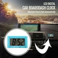 Small Self-Adhesive Car Desk Clock Electronic Watches LCD Digital 9CJ2 ...