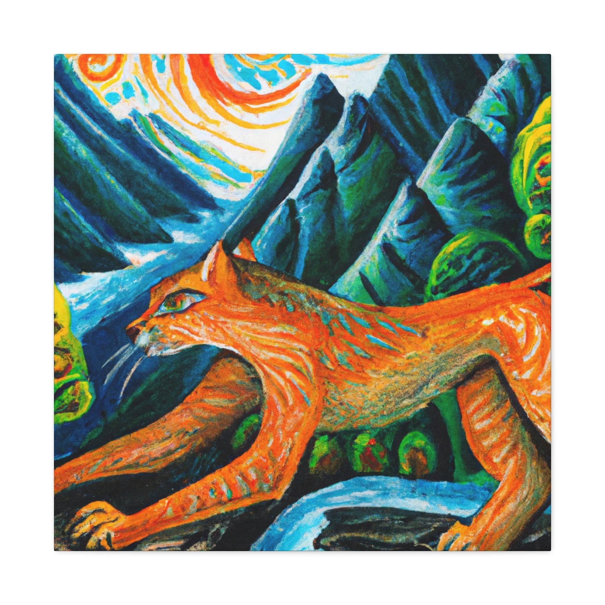 Mountain Cougar Majesty - Canvas - Walmart.com