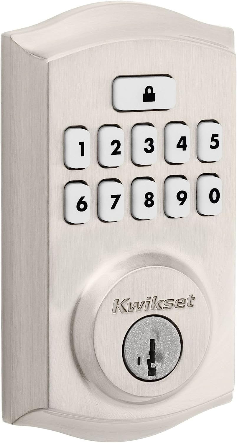 Kwikset 9260TRL-15S Traditional SmartCode Keypad Electronic Deadbolt ...