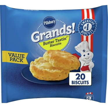 Great Value Buttermilk Biscuits, 41.6 oz, 20 Count (Frozen) - Walmart.com