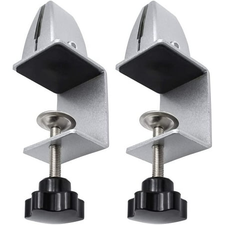 SINMI Desk Separator Clamp, 2pcs Screen Partition Clip, L-Shaped Desk Privacy Panel Screen Clip ...