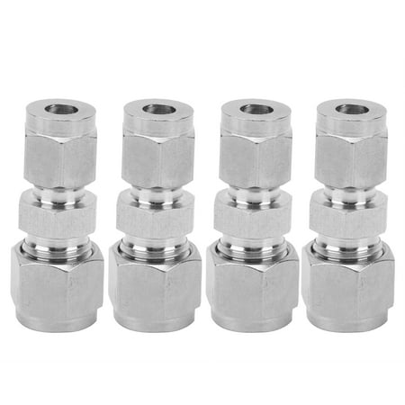 Reducer Union,4Pcs Compression Tube Adapter Straight Reducer Union ...