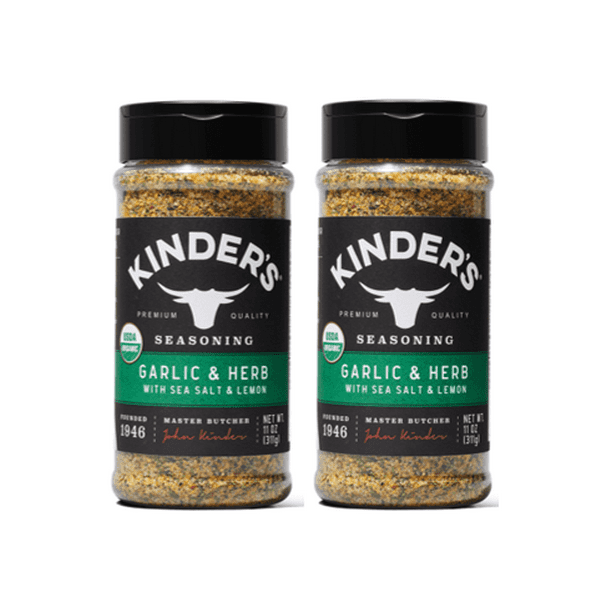 Kinder's Organic Garlic & Herb with Sea Salt & Lemon Seasoning, 11 oz ...