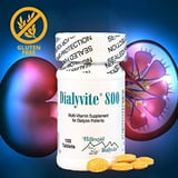 Dialyvite 800 Mcg 100 Tablets, Multi-Vitamin Suppliment for Dialysis ...
