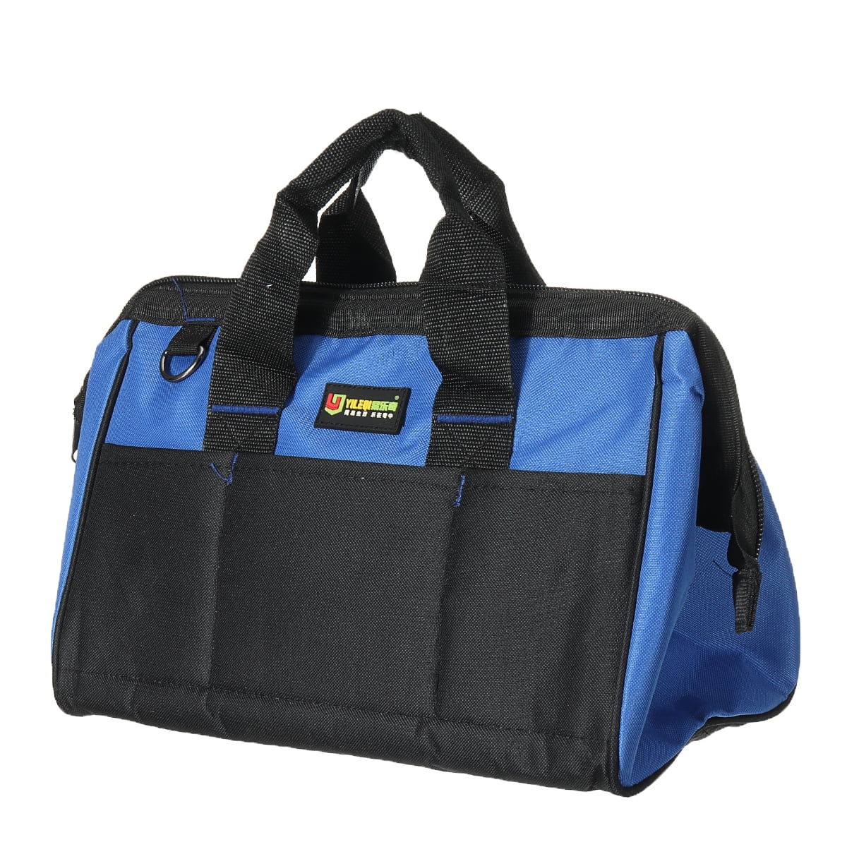 Tool Bag for Tool Storage,Wide Mouth Tool Tote Bag with Inside Pockets ...