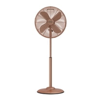 Holmes 16 Inch Oscillating Stand Fan 3 Speed Tilt Head Pedestal Brushed ...