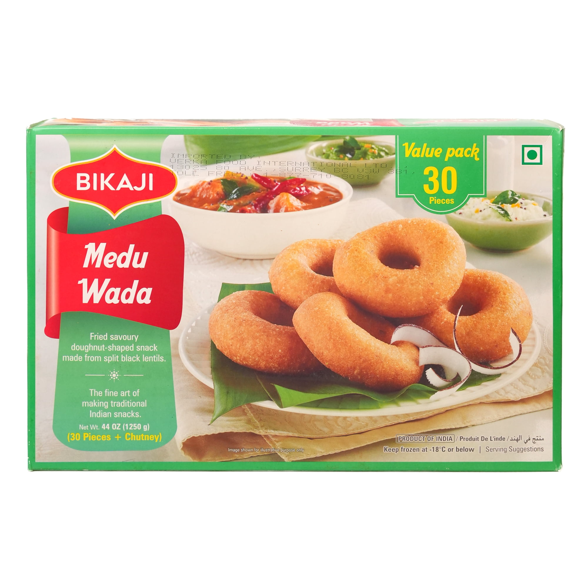 Click here for Bikaji Frozen Medu Vada Family Pack  1.25kgs  Cont... prices