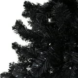 Homestock 9ft Artificial Black Christmas Tree with 950 Warm Lights ...
