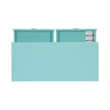 Linon Lakelyn 2-Drawer Writing Desk, 44" Wide, Blue Finish - Walmart.com